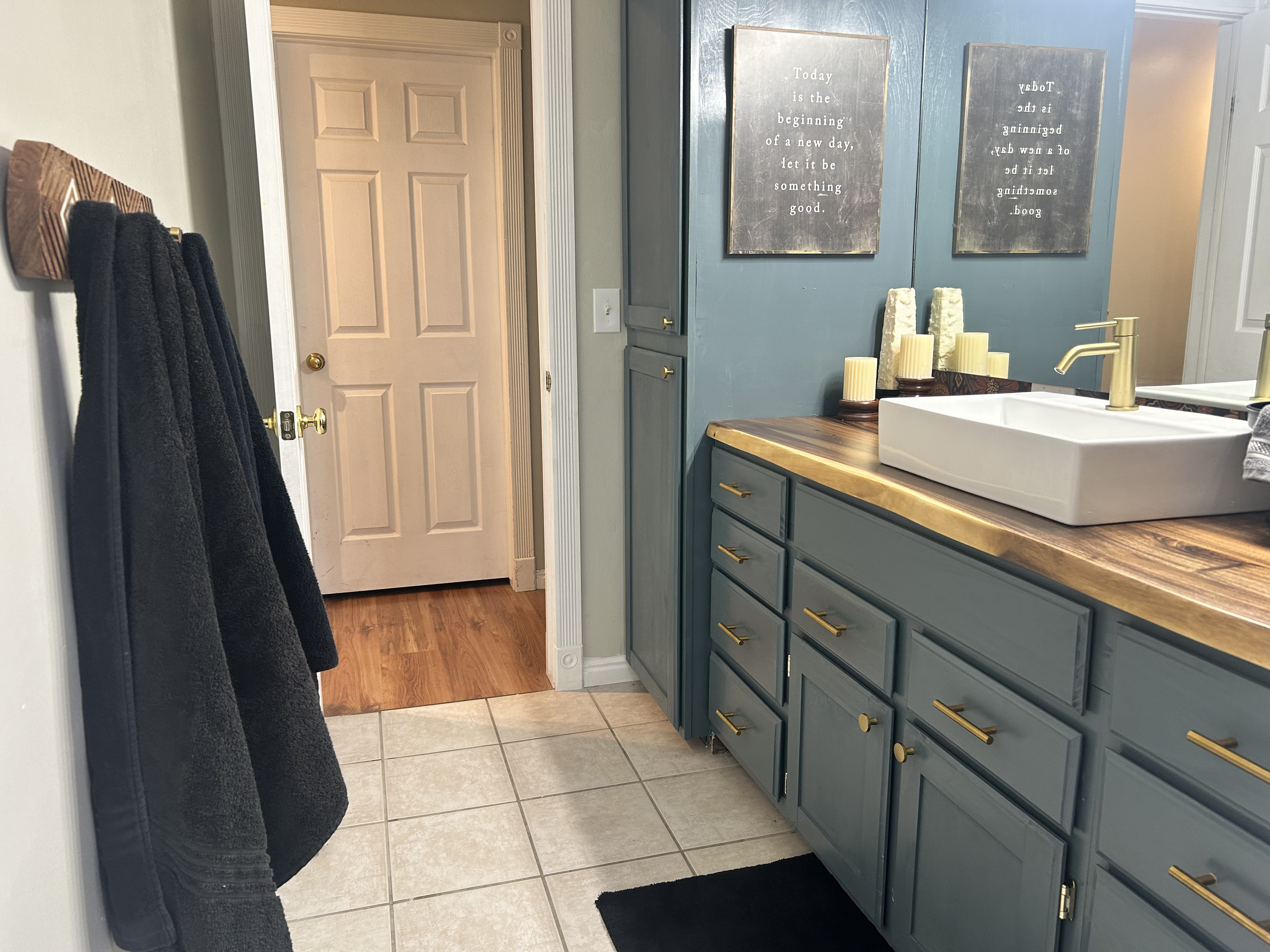 Dramatic Boho Bathroom Refresh | Postcards from Mosquitoville